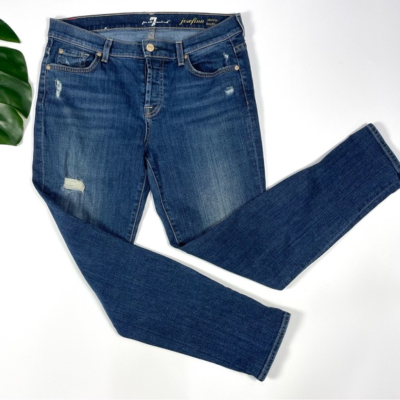 7 For All Mankind | Jeans | 7fam Josefina Skinny Boyfriend Factory ...